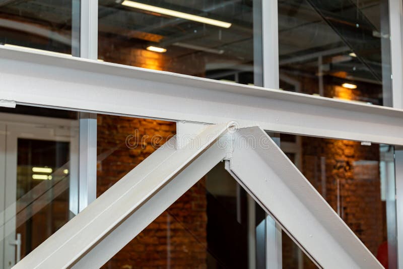 The Supporting Structure of the Building is Made of Welded Metal ...