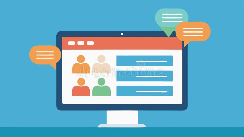 Supportive Comments a Closeup of a Computer Screen Showing a Thread of ...