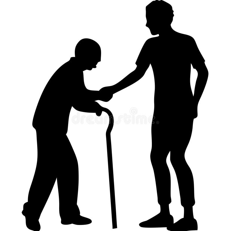 Supportive Interaction between an Elderly Man and a Young Man ...