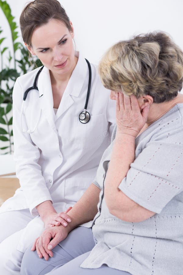 Supportive and Understanding Stock Image - Image of senior, young: 73397867