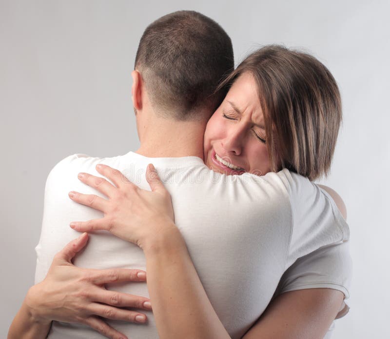 Supporto nel dispiacere fotografia stock. Immagine di infelice - 23732142