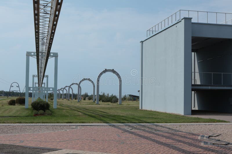 Supports of String-Rail Expressway. Modern Technologies, Transportation ...