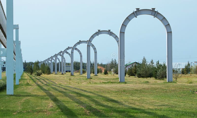 Supports of String-Rail Expressway. Modern Technologies, Transportation ...