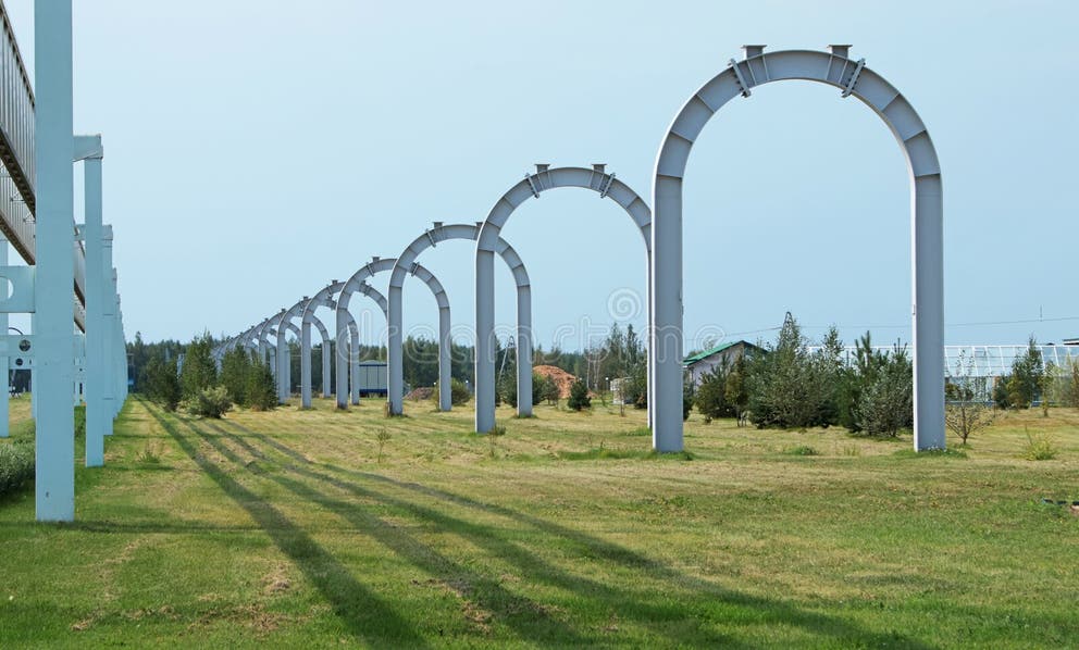 Supports of String-Rail Expressway. Modern Technologies, Transportation ...