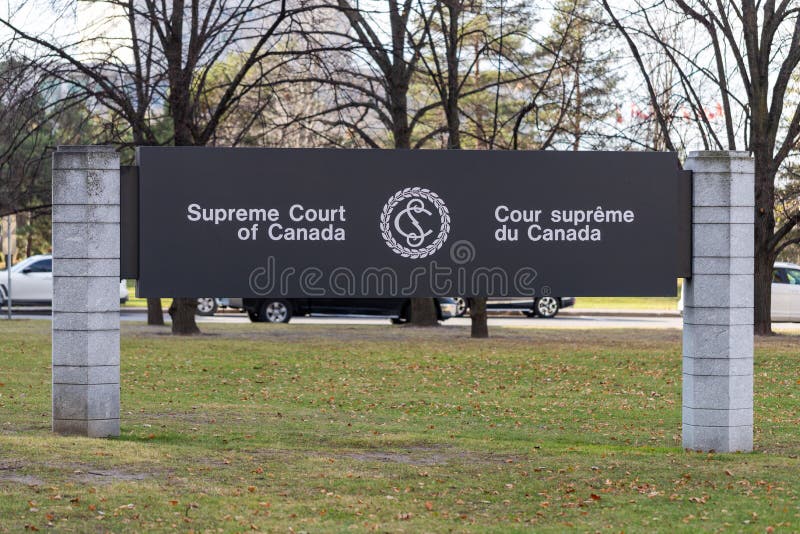 Supreme Court of Canada Sign Editorial Photo - Image of courthouse ...