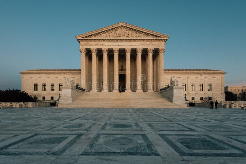 The Supreme Court, in Capitol Hill, Washington, DC Stock Image - Image ...