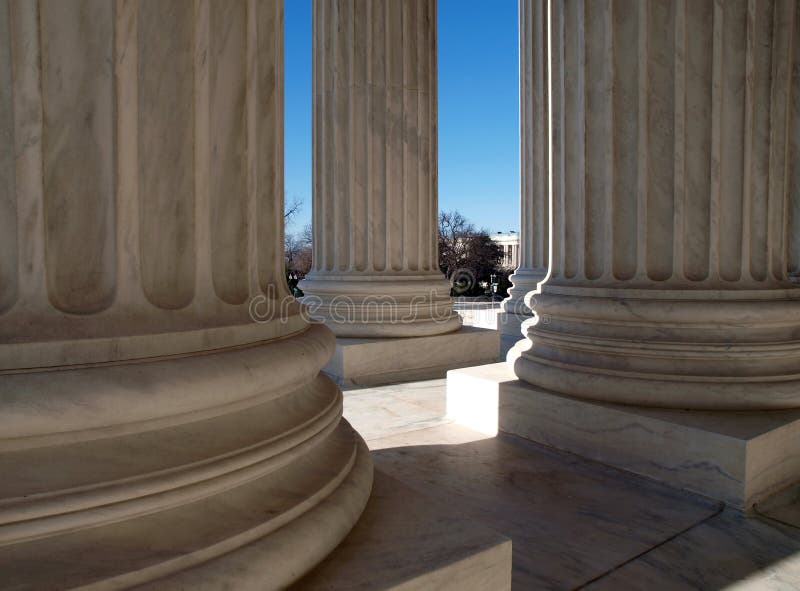 Supreme Court columns stock photo. Image of states, legal - 19421288