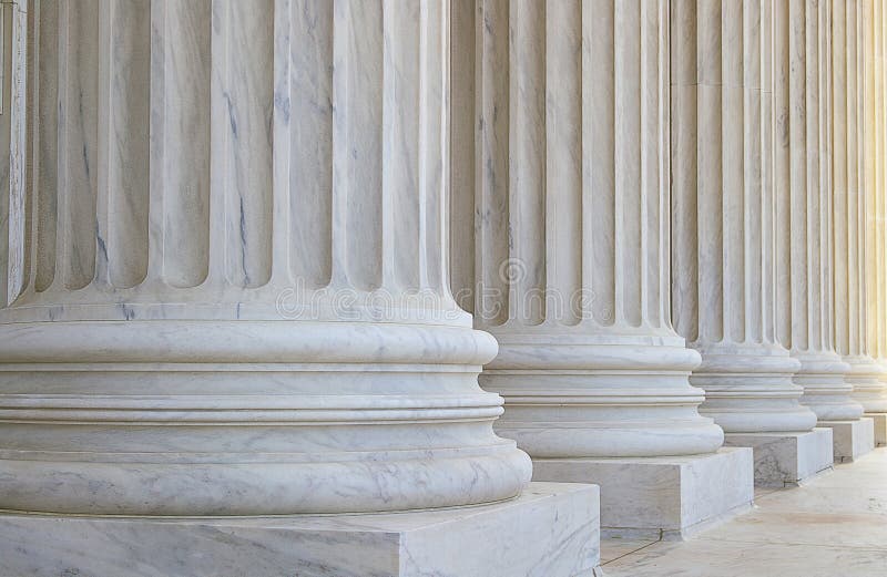 Supreme Court columns stock photo. Image of states, legal - 19421288