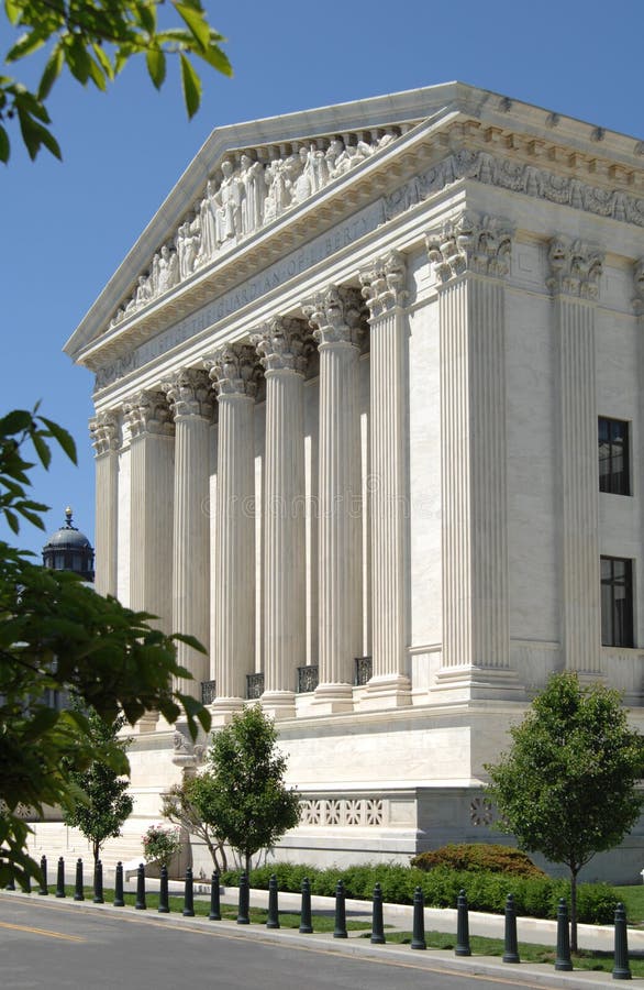 Supreme Court Facade stock image. Image of finance, financial - 9681449