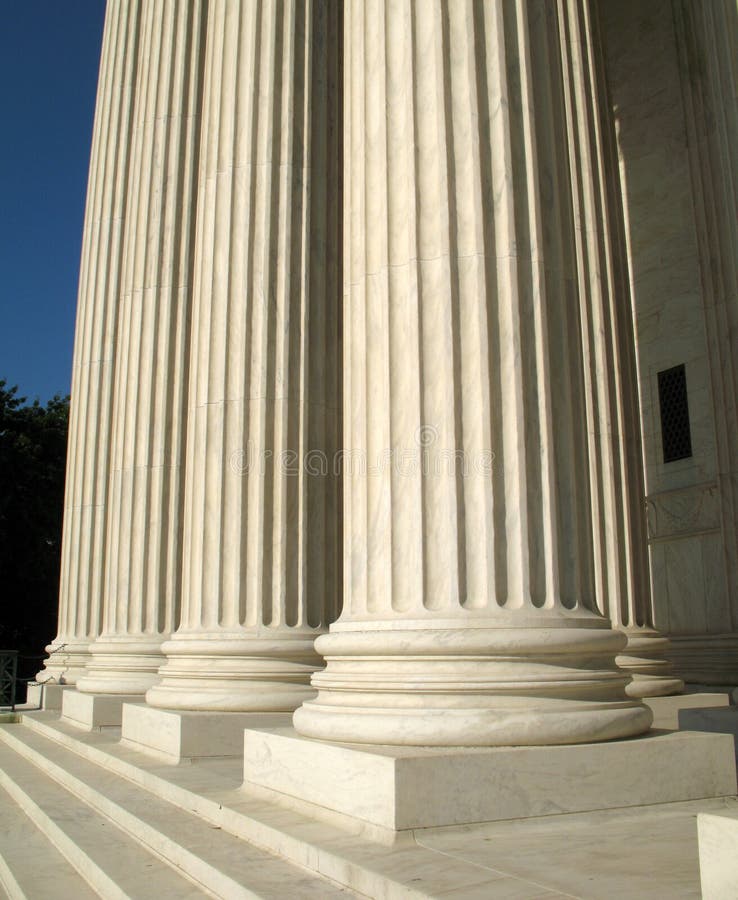 Supreme Court Pillars stock photo. Image of architecture - 3098336