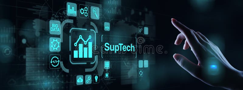 Suptech Regtech Supervisory Regulation Technology Concept on Virtual ...
