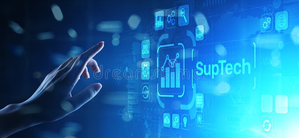 Suptech Regtech Supervisory Regulation Technology Concept on Virtual ...