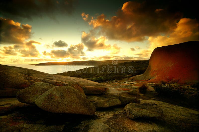 Sur de Australia foto de archivo. Imagen de isla, pescador - 8401146