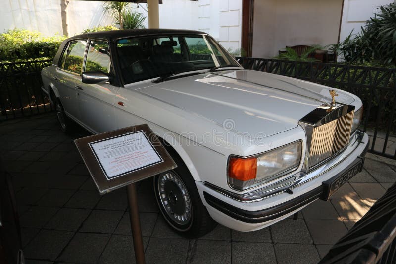 Surabaya, East Java, Indonesia. July 05 2019. Rolls Royce Silver Shadow ...