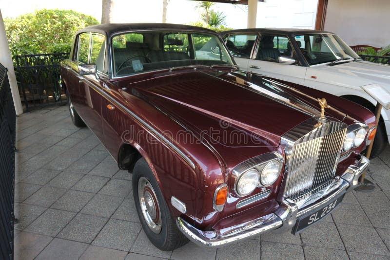 Surabaya, East Java, Indonesia. July 05 2019. Rolls Royce Silver Shadow ...