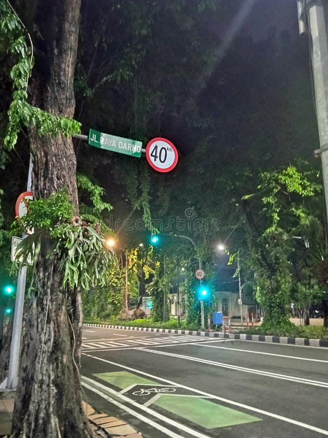 Surabaya Jawa Timur Indonesia Stock Photo - Image of plant, streetlight ...