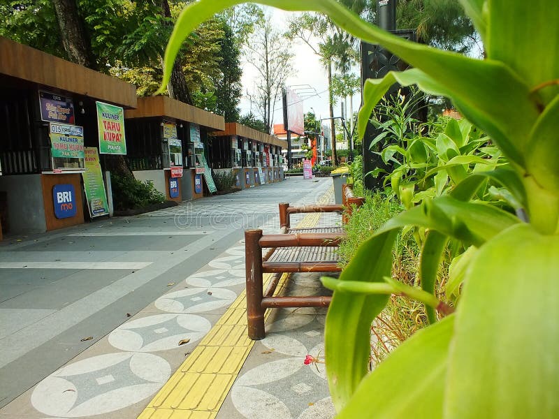 Arround Manahan Stadium at Surakarta City, Central Java, Indonesia ...