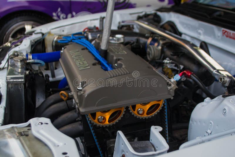 Modified Honda Civic Type R EK9 Hatchback in a Car Meet Editorial Image ...