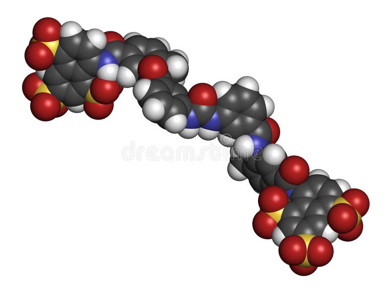 Suramin Molecule, Molecular Structures, Antrypol, 3d Model, Structural ...