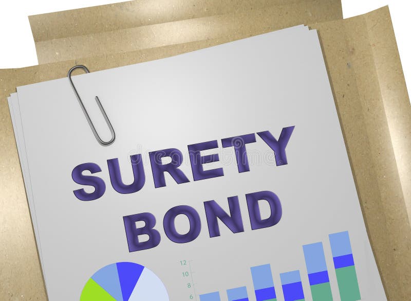 SURETY BOND concept stock illustration. Illustration of deal - 137494782