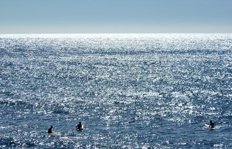 Night-Surfing Under Moon-light Stock Photo - Image of sports, coastline ...