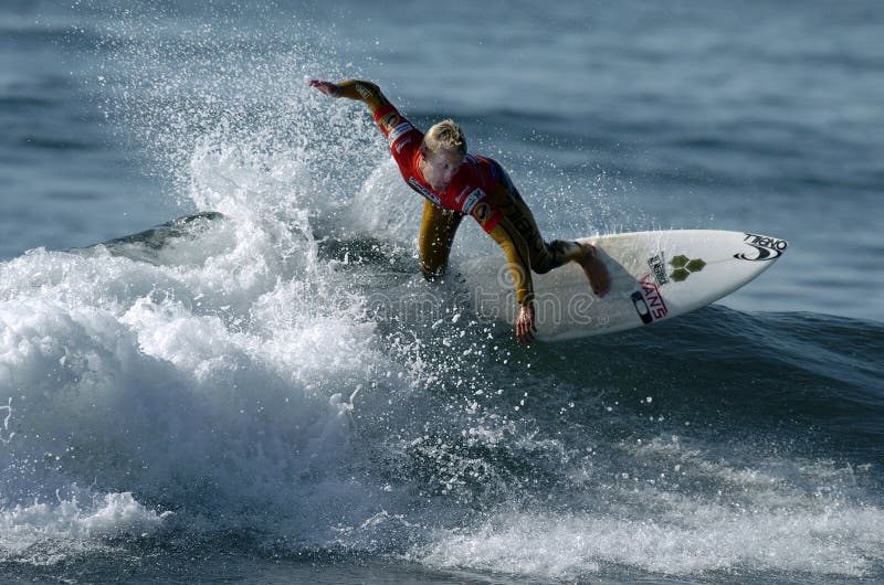 Jesse Merle Jones Surfing at Backdoor Editorial Stock Image - Image of ...
