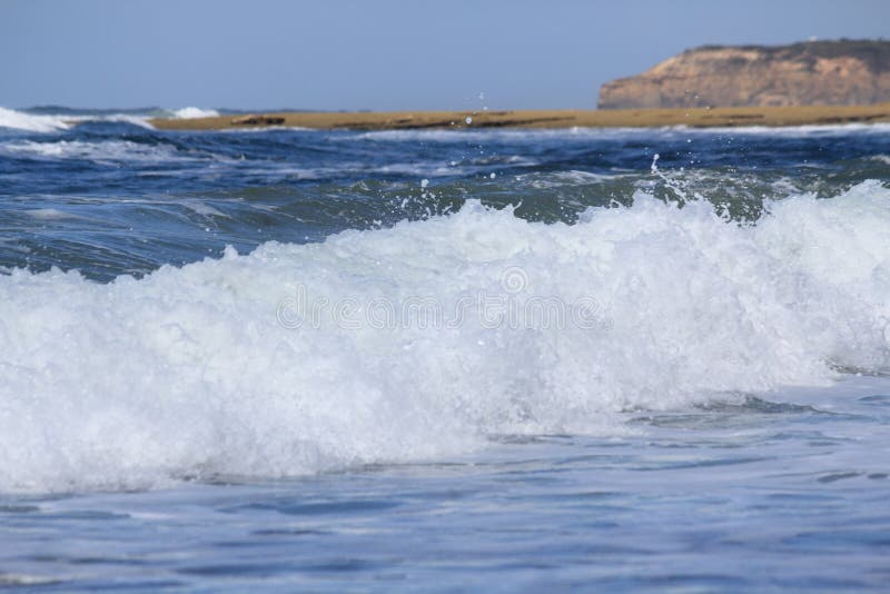 Surf Beach in Victoria, Australia Stock Image - Image of coast, aerial ...