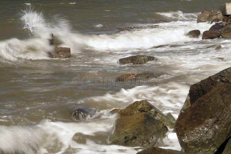 Surf Beat stock photo. Image of crash, wave, foam, tide - 93540796