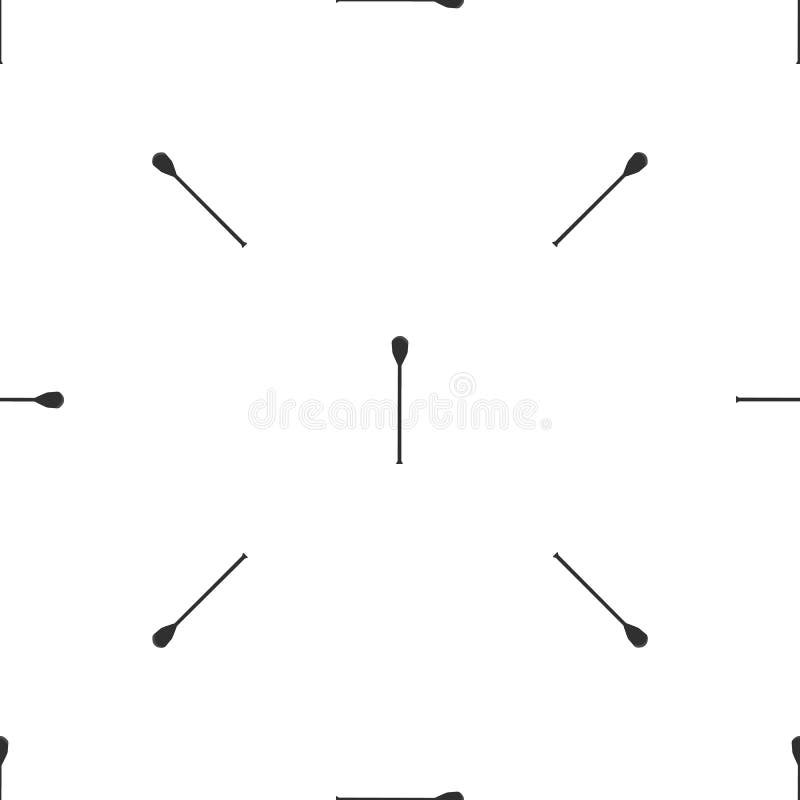 Surf Board Paddle Pattern Seamless Vector Stock Vector - Illustration ...