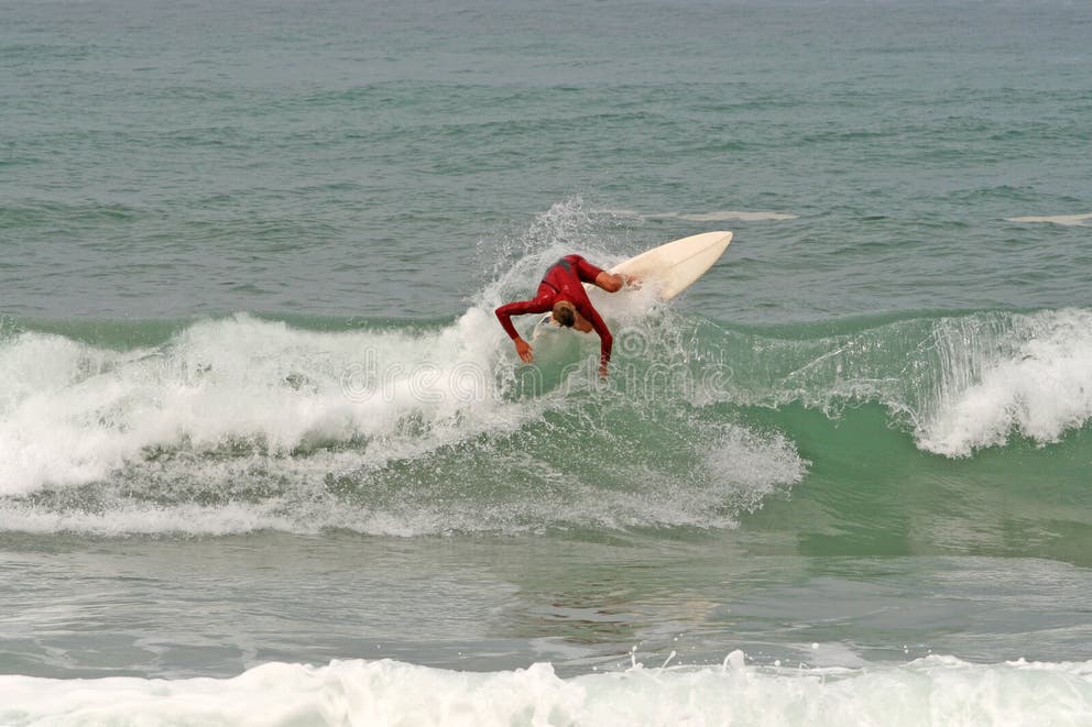 Surf boarder in action stock photo. Image of sportsman - 7037980