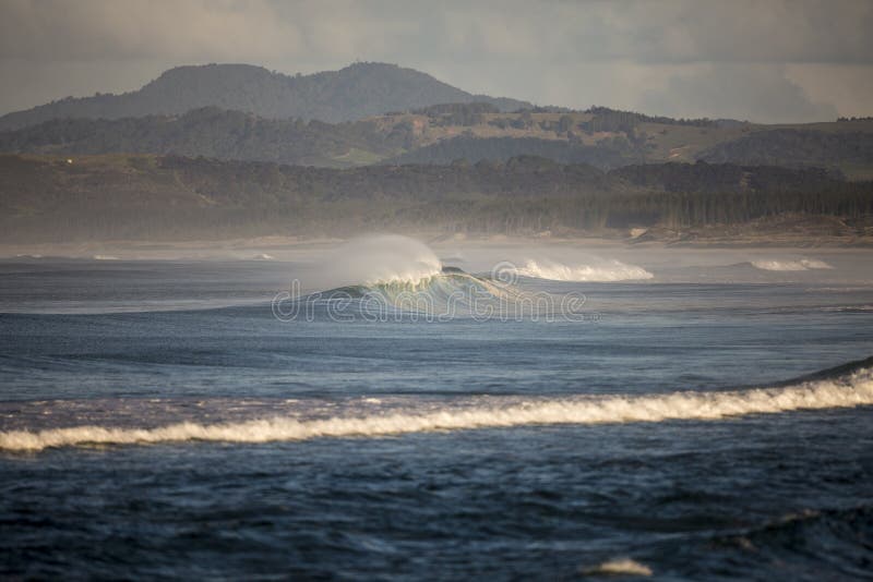 Surf Breaking stock photo. Image of cove, evening, phenomenon - 32522050