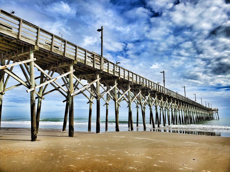 Surf City Pier North Carolina Stock Photo - Image of surf, city: 223901854