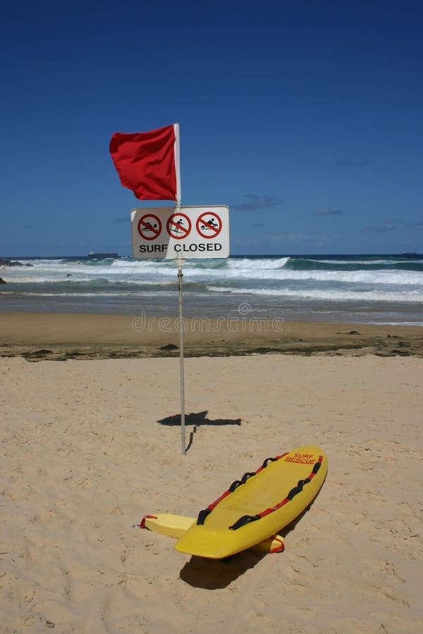Surf closed editorial stock image. Image of beach, summer - 3170869