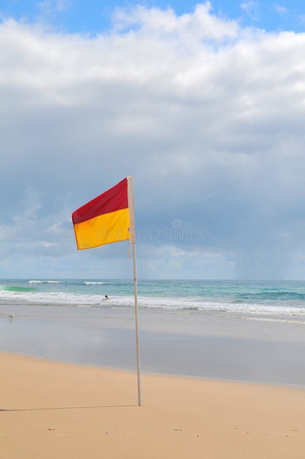 Surf Flag stock image. Image of symbol, beach, warning - 28979873