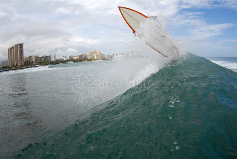 Surf getting air stock image. Image of wipeout, hawaii - 2911105