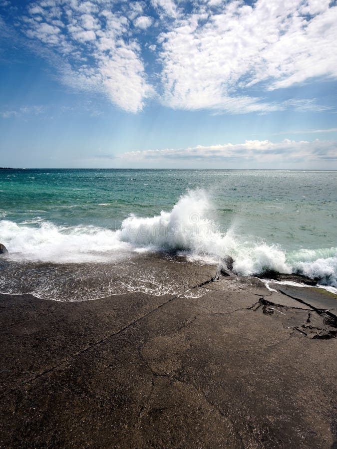 Surf with High Breaking Wave Stock Photo - Image of wind, high: 108076712