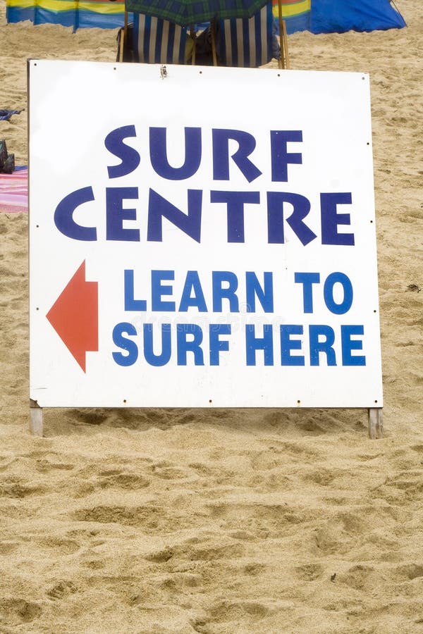 Surf lessons stock photo. Image of beach, sign, train - 11020544