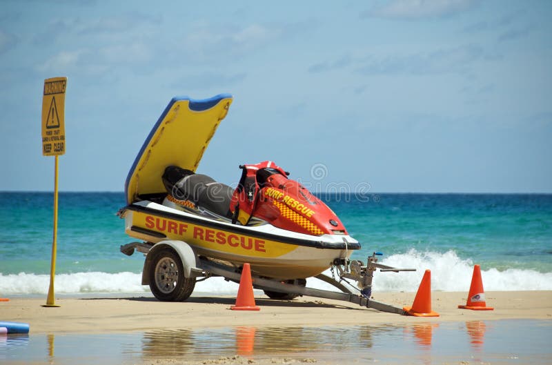 Surf Rescue Boat editorial image. Image of speed, australian - 17527590