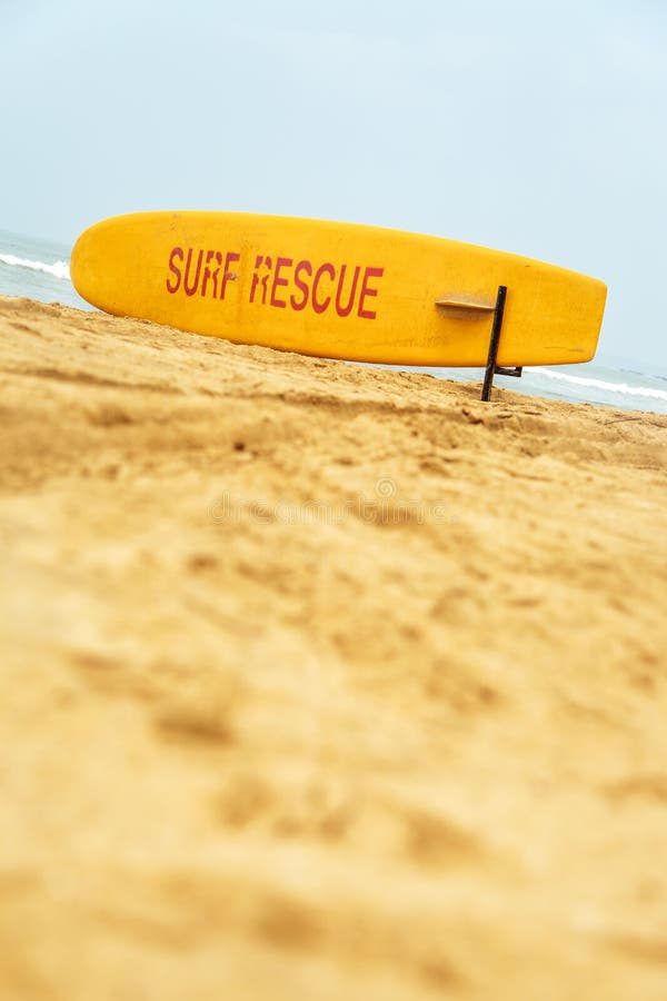 Surf Rescue Sign in Agonda, Goa, India Stock Image - Image of surf ...