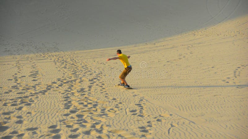 Surfing in Desert at the Jumeirah Beach, Dubai Editorial Stock Image ...