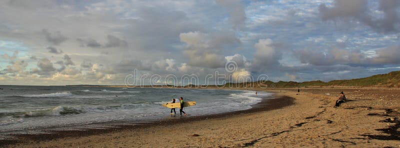 Surf Spot Klitmoller, Cold Hawaii Stock Photo - Image of ocean, nature ...