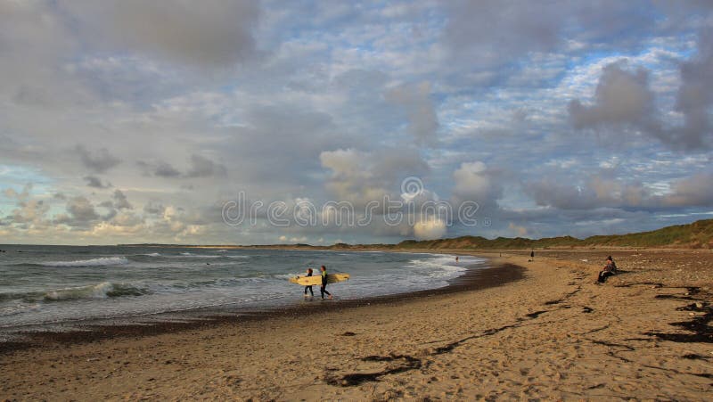 Surf Spot Klitmoller, West Coast of Denmark. Editorial Stock Image ...