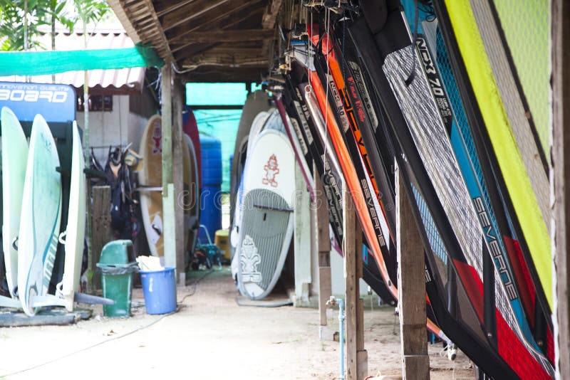 Sail storage editorial image. Image of summer, skyboarding - 101266875