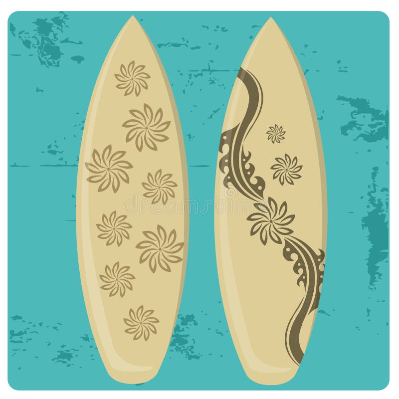 Surf board designs set stock vector. Illustration of extreme - 19352170