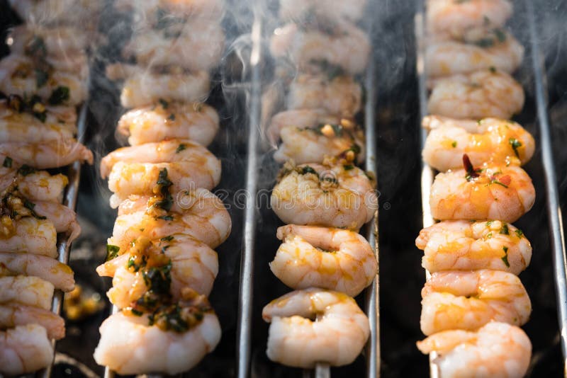 Surf and turf stock image. Image of lobster, prawn, bread - 225729379