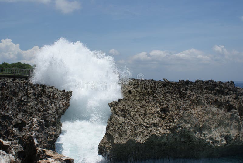 Roaring Waves At Sunrise In Golden Light Stock Image - Image of florida ...
