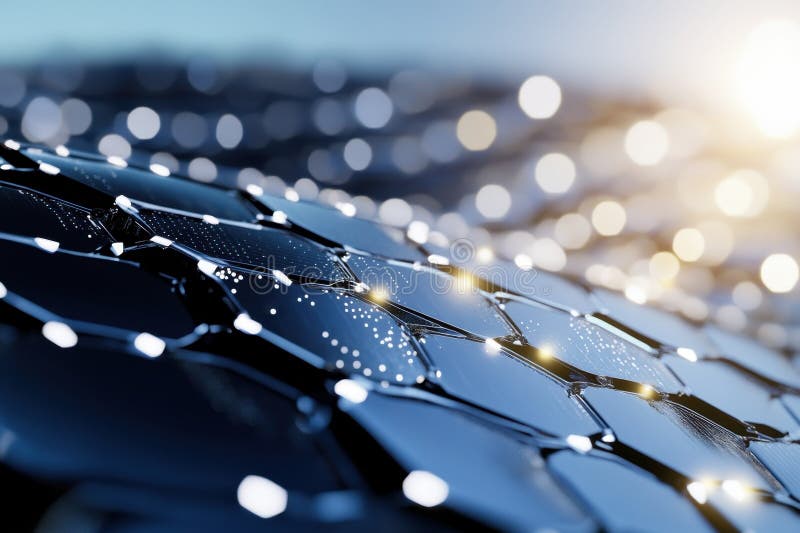 Surface of Advanced Material Showing Intricate Lattice Structure and ...