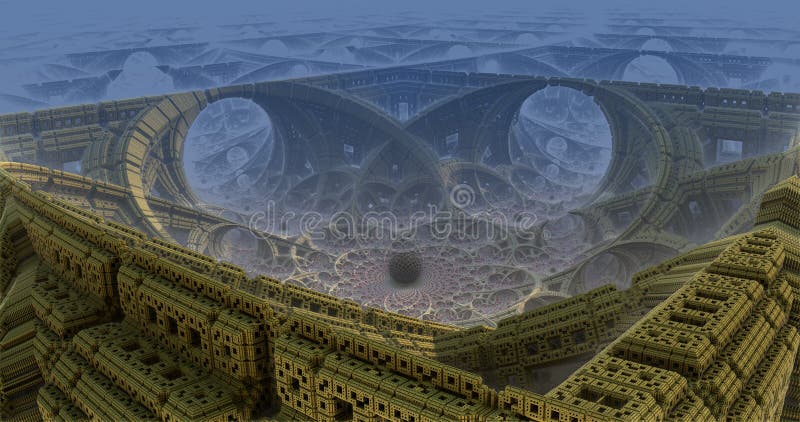 The Surface of an Alien Planet 3d Rendering Stock Illustration ...