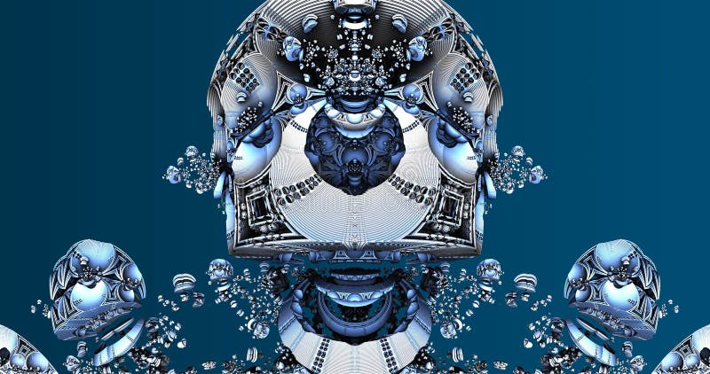 The Surface of an Alien Planet 3d Rendering Stock Illustration ...