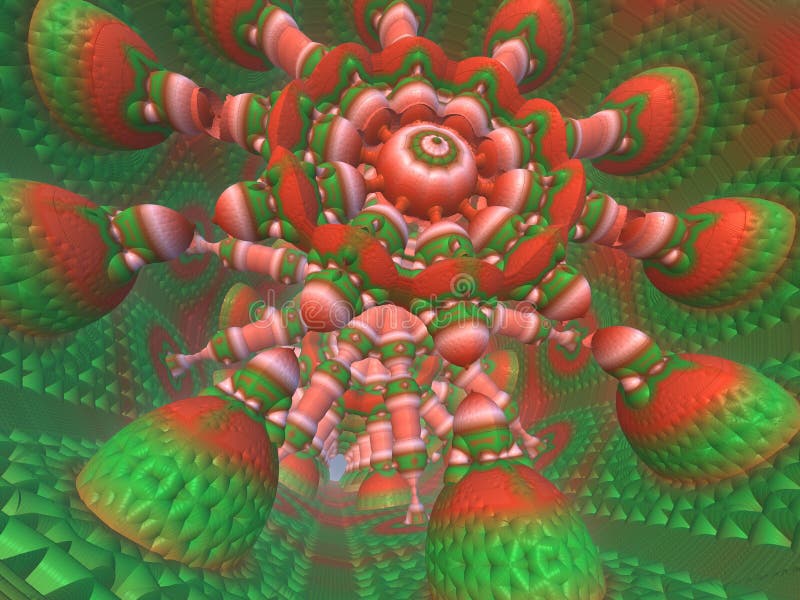 The Surface of an Alien Planet 3d Rendering Stock Illustration ...